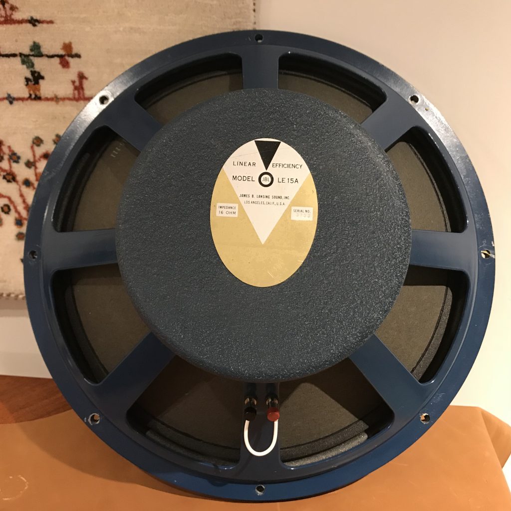 JBL LE15A初期モデル（ブルーフレーム）オーバーホール完了 - SOUND CREATE